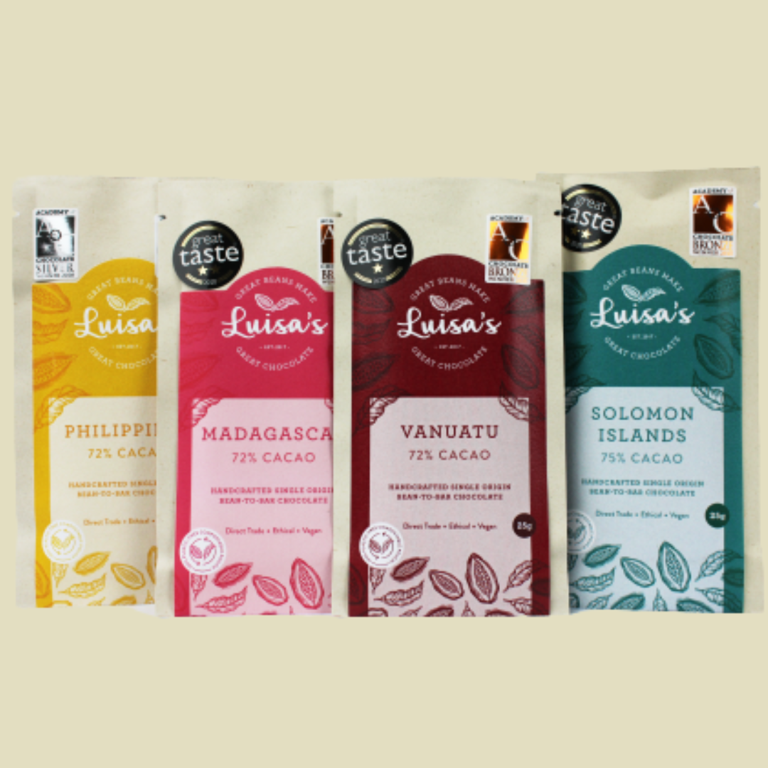 Award-Winning Single Origin Dark Chocolate Bars Bundle Gift Handcrafted ...